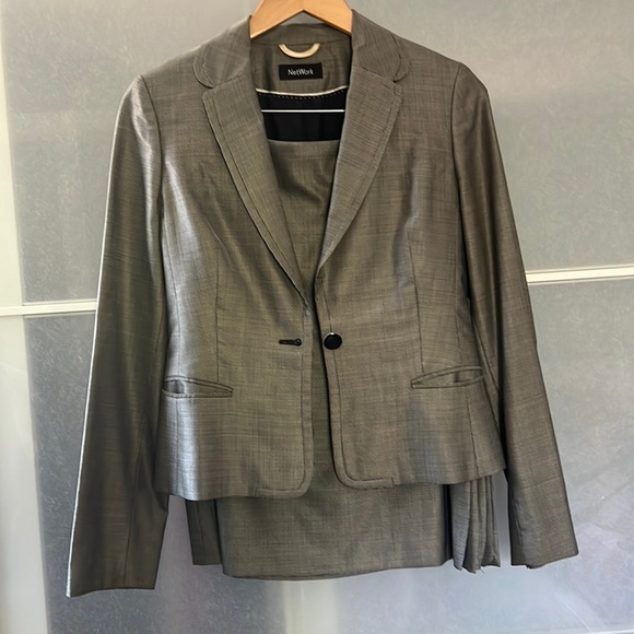 Network | Jackets & Coats | Network Brand Women Suit Set With Skirt ...